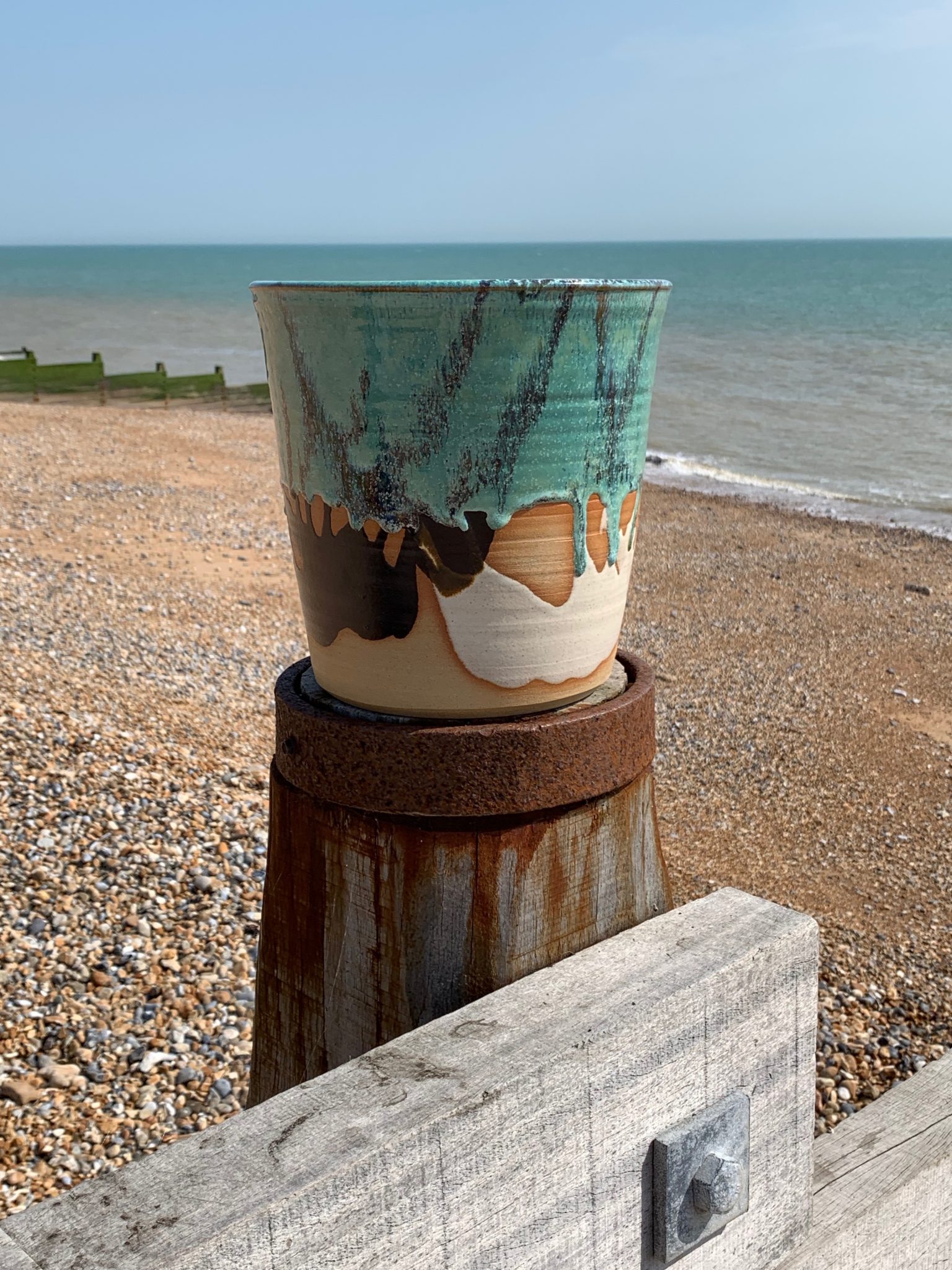 Sea & Beach Glaze effect | Canterbury Pottery