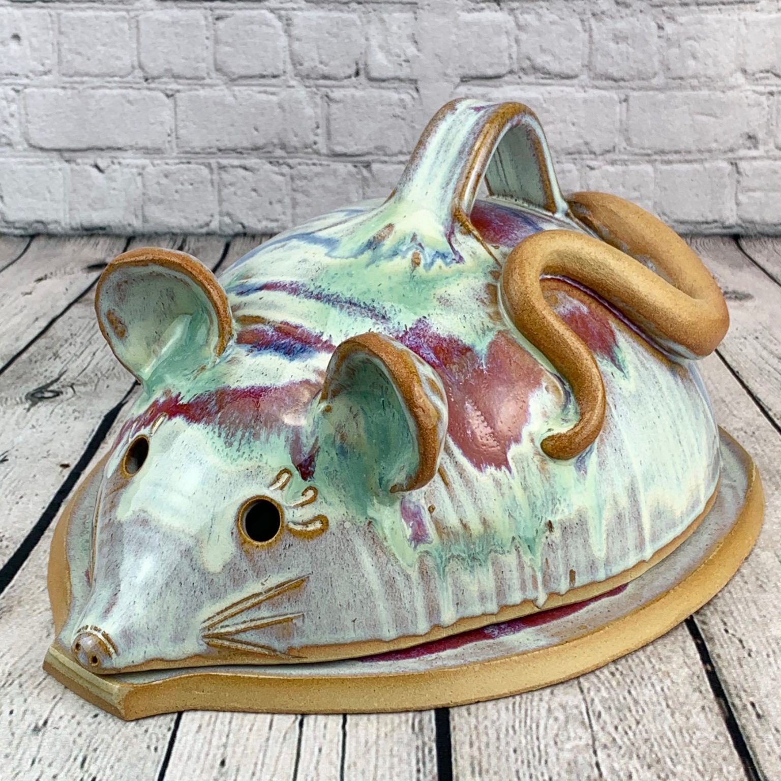 Mouse Cheese Dish | Canterbury Pottery