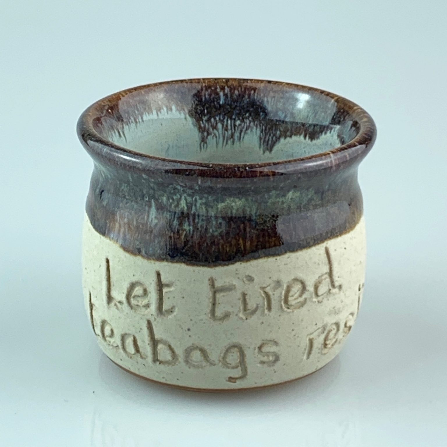 Tired Tea Bag Pot | Canterbury Pottery